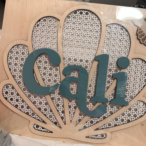 Personalized Seashell Name Sign - Under the Sea Wooden Sign - Ocean ...