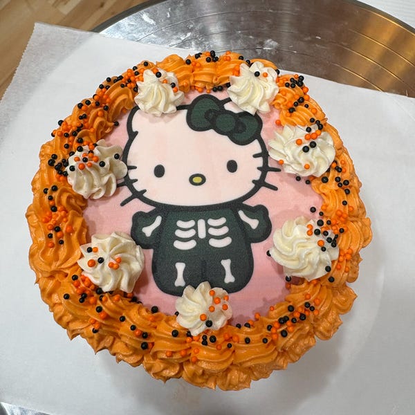 Hello Kitty Spiderman Spidey Edible Image Icing Sugar Sheet for Cakes 4 ...