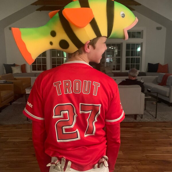 Foam Party Hats Bass Hat - Beach Party Hat - Nautical Fish Hat - Ocean ...