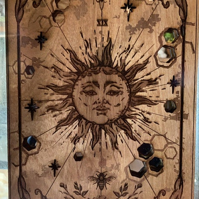 The Sun XIX Tarot Card Mirrors, Tarot, Moon Mirrors, Zodiac, Witchy ...