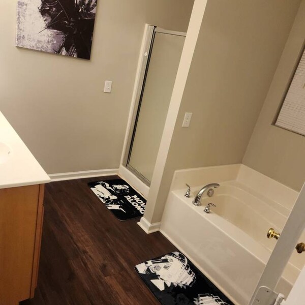 Droid Welcoming Party Black & White Bath Rug - 2 Sizes - Star Wars ...