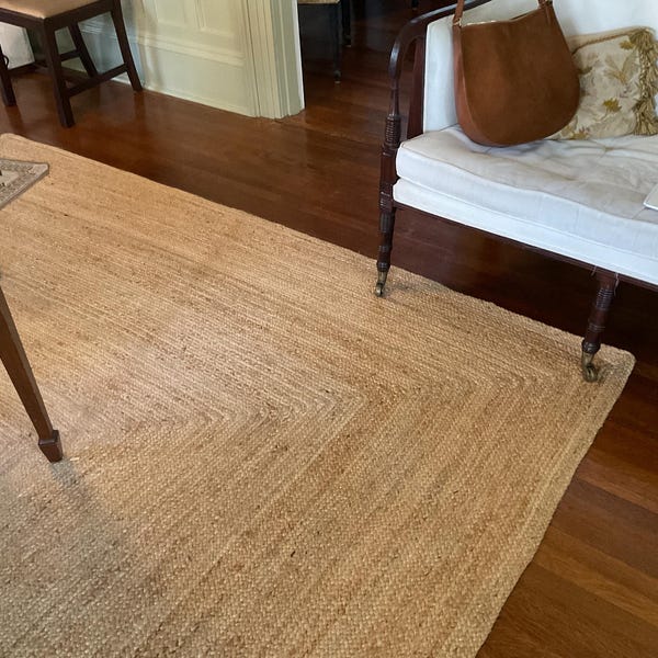 Handwoven Wool Jute Kilim Rug, Wool Jute Rug, Kilim Jute Rug, Flatweave ...