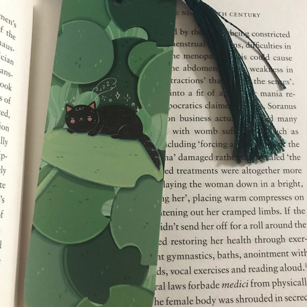 Catnap - Bookmark | Digital Art, Illustration, Books, Reading, Kawaii ...