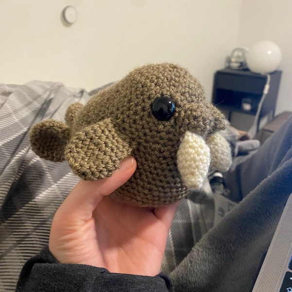PATTERN/INSTRUCTIONS Walrus, Amigurumi Pattern, Walrus Pattern, Crochet ...