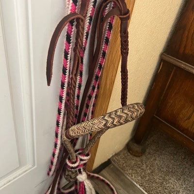 Custom Braided Mohair Rein - Etsy