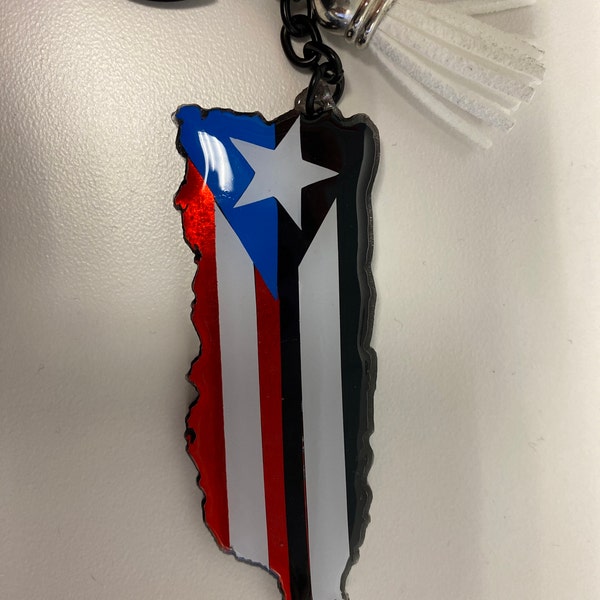 Puerto Rico Keychain, PR Flag, Flag Keychain - Etsy