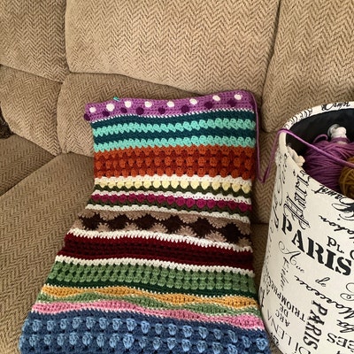 Scrapghan Crochet Blanket Pattern - Etsy