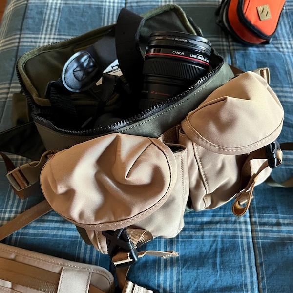 Recycled Fabric Camera Bag: DSLR SLR Mirrorless Messenger - Etsy