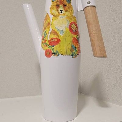 Fox Vinyl Decal, Yellow Fox Decal by Kimberly Hodges, Fox Sticker, Fox ...