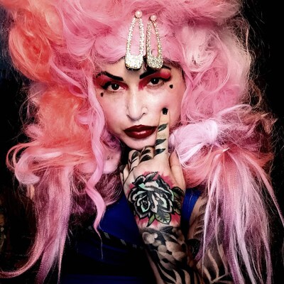 Ombre Party Wig, Cyber Goth Hair, Dreadlock Wig, Colorful Dread Locks ...