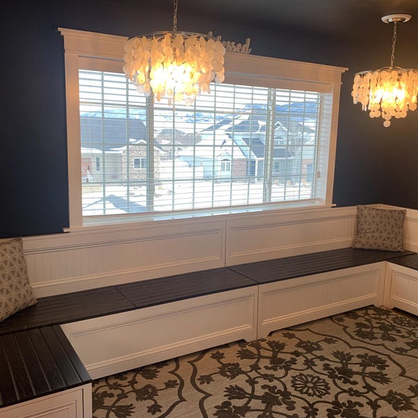 Custom Corner Bench With Storage for Baseboard Heating Spaces - Etsy