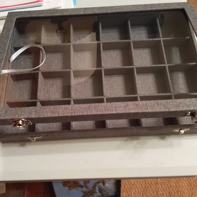 BIG Elegant Crystals Storage Box With 25 Partitions OPTIONAL CRYSALS ...