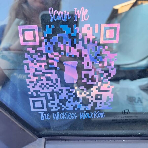 Design Your Own QR Code, Design Your Own Window Sticker, Custom Decal ...