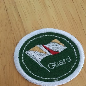2 Color Guard Merit Badge Patch Any Color Combo - Etsy