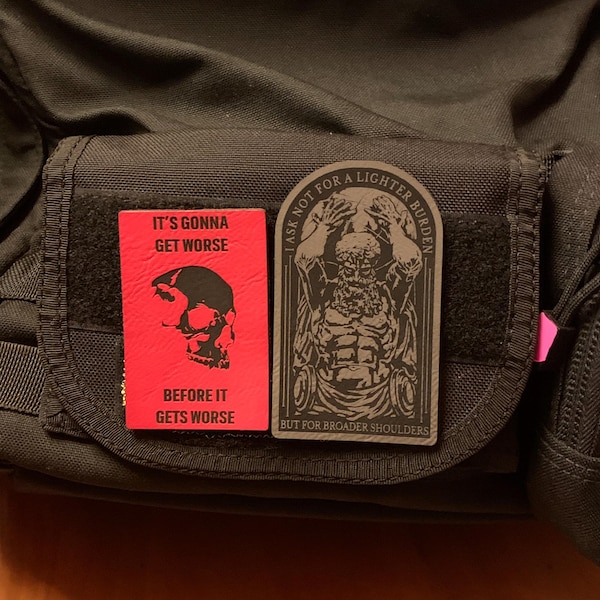 Memento Mori Morale Patch ,grim Reaper With Nods Patch, Goon Patch, Motivational Patch, Range ...