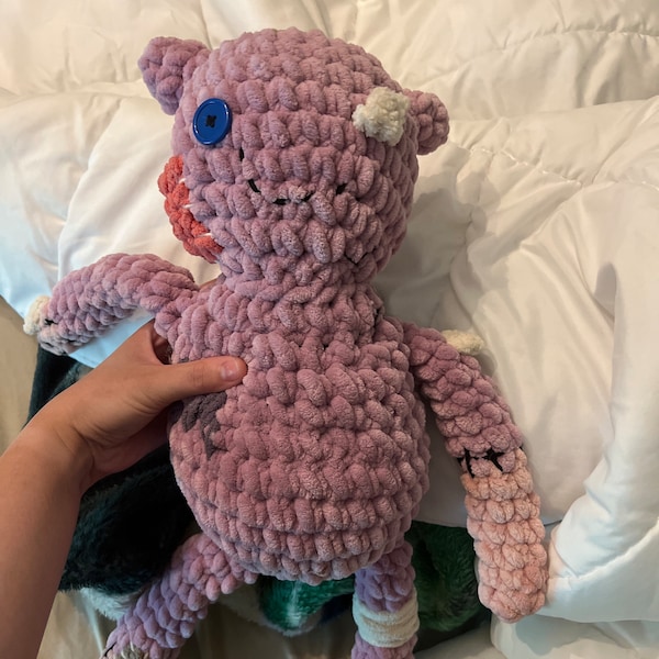 Large Hambo Plush | Crochet Hambo Adventure Toy| Cartoon | Marceline ...