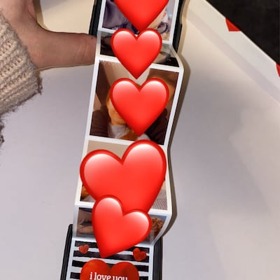 Personalised Photo Pull up Gift Box for Him or Her, Boyfriend ...