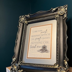 TOG You Do Not Yield Book Page Art Print/ Wall Art/ Unique Gifts for ...