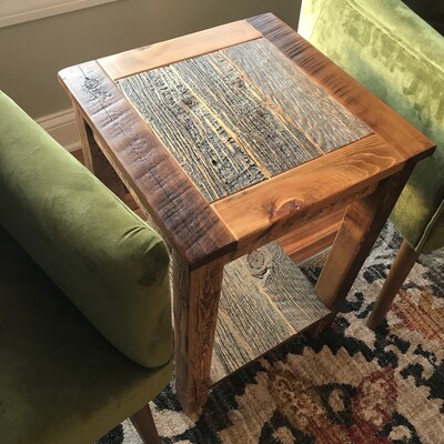 Simple Timber Bench Reclaimed Wood Bench Slab Bench Industrial Bench ...