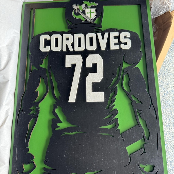 Custom Football Player Sign Team Order - Etsy