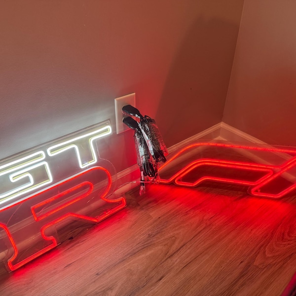 Amg Car Neon Sign / Neon Sign / Logo Neon Sign / Neon Sign Bedroom ...