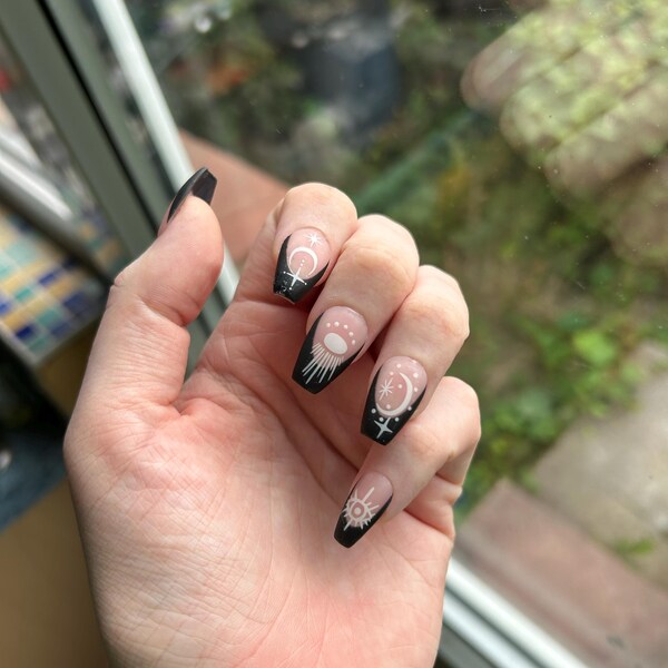 WICKED Elphaba Press on Nails | Film, Movie, Musical Wizard of Oz ...