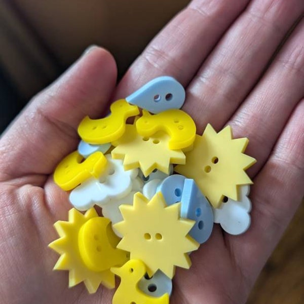 Special Deep Sea Life Button Set - Etsy