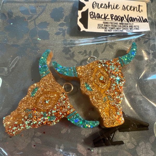 Aztec Bull Freshie (large) - Etsy