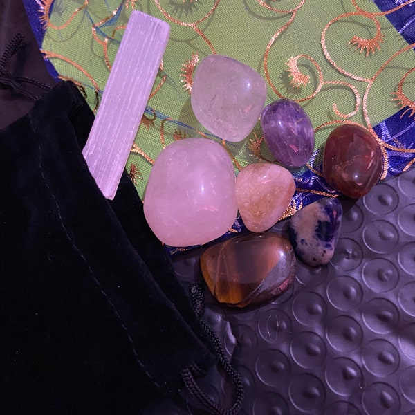 Mini Chakra Bag, Small Chakra Set, Beginners Chakra Set, Crystal Gift ...