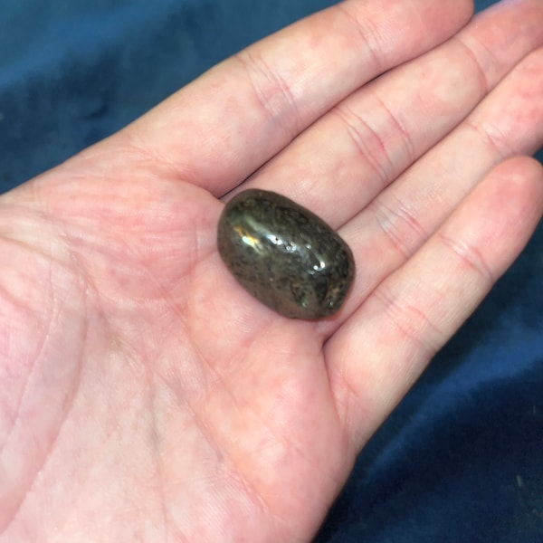RARE! Magnetite Tumbled Stone, Lodestone Tumbled Stone, Magnetite ...