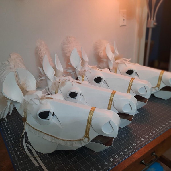 Horse Head Costume mask Pattern - Etsy