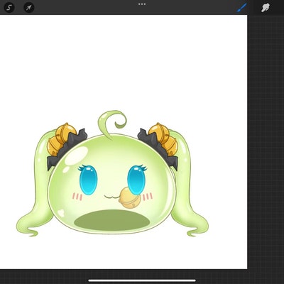 Customizable Vtuber Slime Vtuber Model Fully Body/fully Rigged Live2d Avatar - Etsy