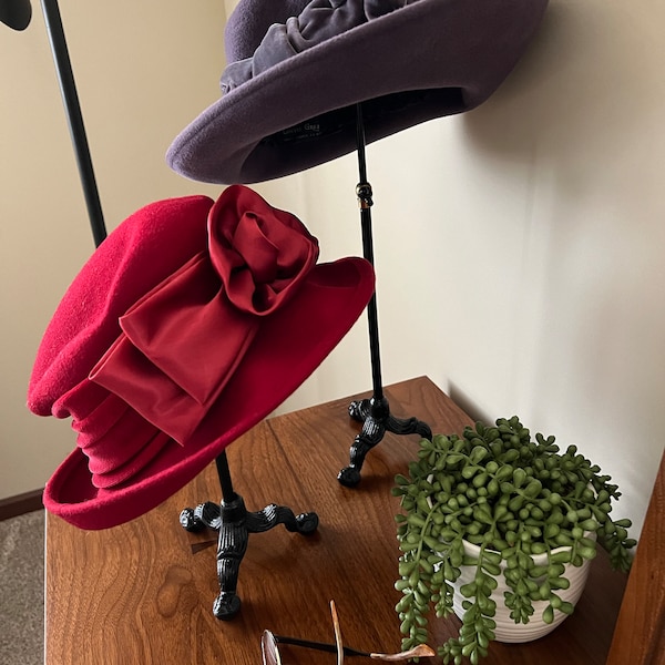 Hat Stand, Millinery Hat Stand, Vintage Hat Stand, Antique Style Hat ...
