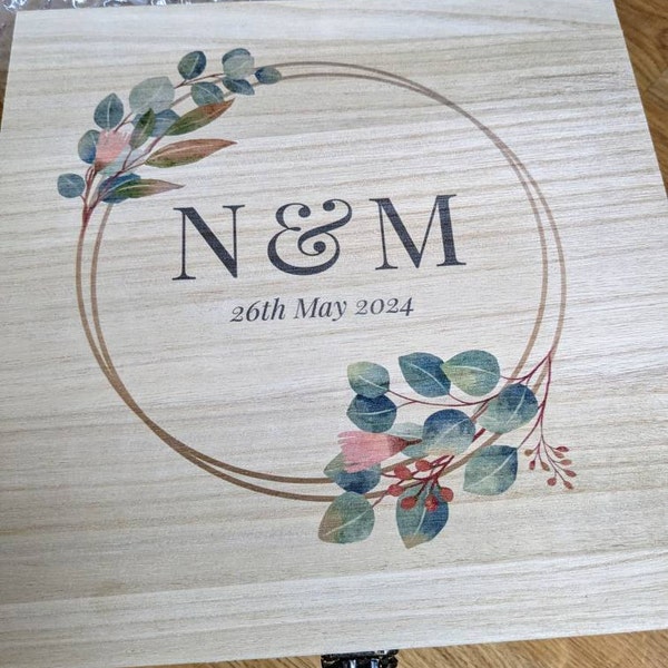 Personalised Wedding Date Memory Box - Etsy