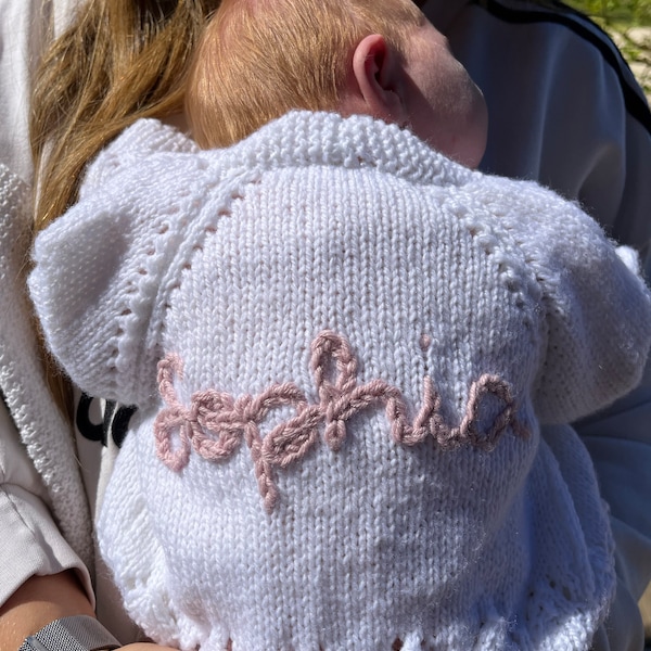 Knitted Names and Words Wool Wire Words Personalised Wall Decor Signs ...