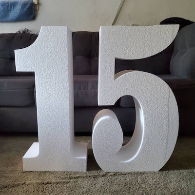 Large GRAD Table Base Foam Letters GRAD Party Decor Party Decorations ...