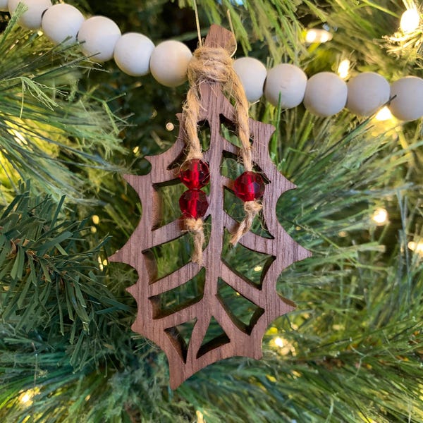 Holly Scroll Saw Pattern, Digital - Etsy