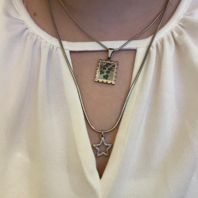 Spinning Out Necklace Engraved Circle Chain Pendant Necklace - Etsy