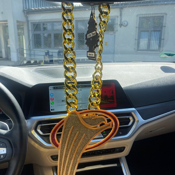 Custom Swag Spinner Chain Logo Miami Cuban Link Swag Bling Turnover ...