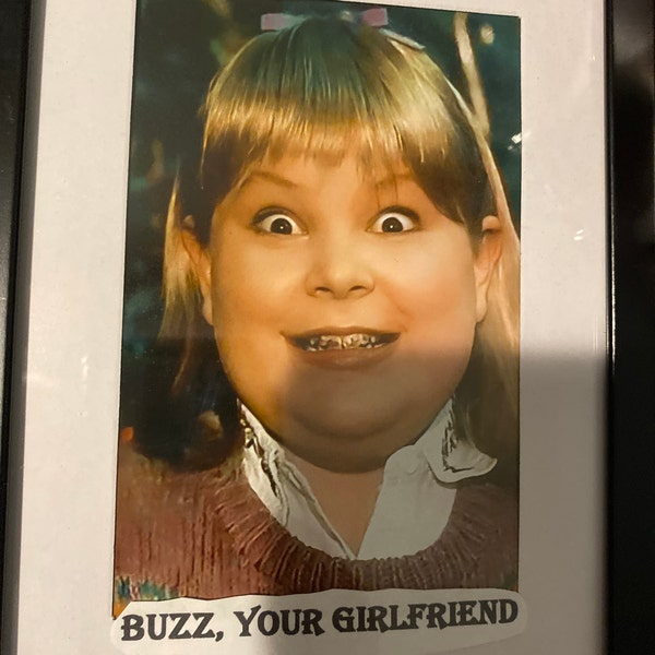Home Alone Buzz's Girlfriend Replica Photo Woof Prop Christmas Gift ...
