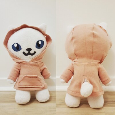 Standing Animal Plush Sewing Pattern .pdf Tutorial Cat Kitty - Etsy