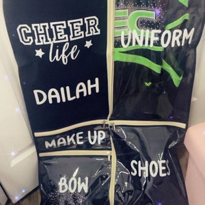 Personalized Cheer Garment Bags - Etsy