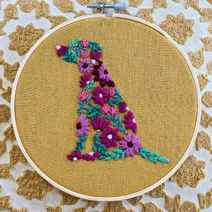 Blooming Lovely Modern Embroidery PDF Pattern, Embroidery Digital ...