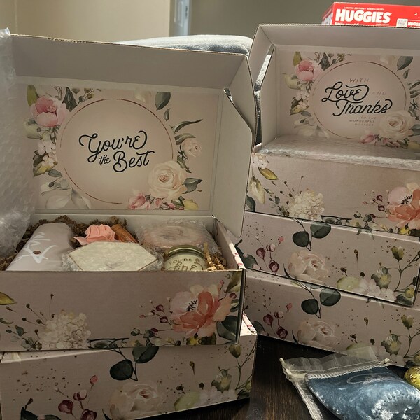 Thank You Gift Box for Her, Show Gratitude or Token of Thanks ...