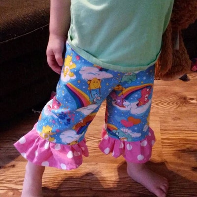 Ruffle Pants Pdf Sewing Pattern for Girls, Ruffle Pants Pattern for ...