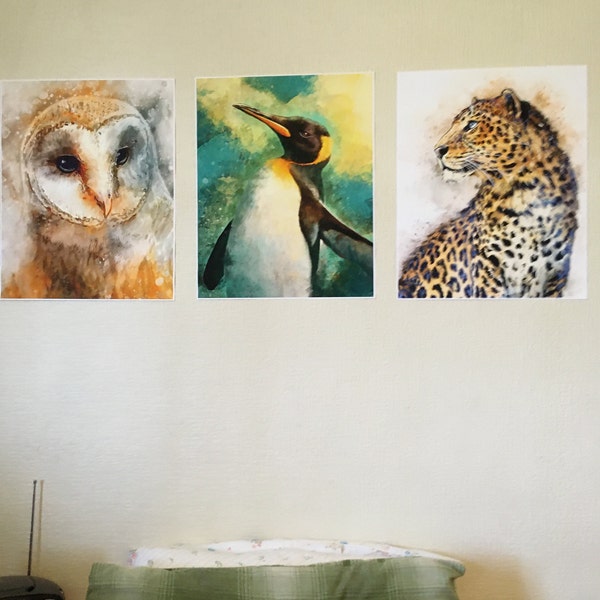 16 X 20 Inch Print - 16x20 Art Prints - Animal Art - Choose Any 3 ...