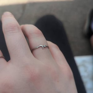 Celebrity Style Cross Ring Double Wrap Upright Cross Ring - Etsy