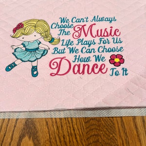 Read Me A Story Little Girl Embroidery Saying, Reading Pillow Saying ...