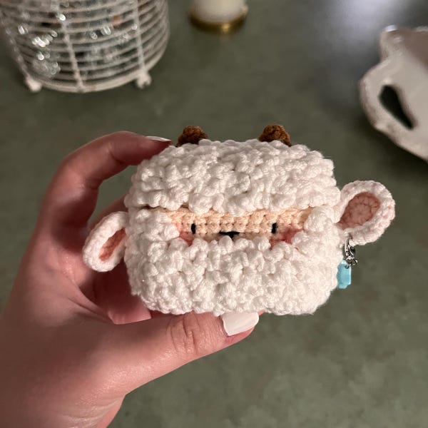 Frog Crochet Headphone Case, Crochet Animal Headphone Case, Cute ...