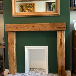 Stunning Traditional Solid Oak Beam Fire Surround With Fitting Kit. 1 ...